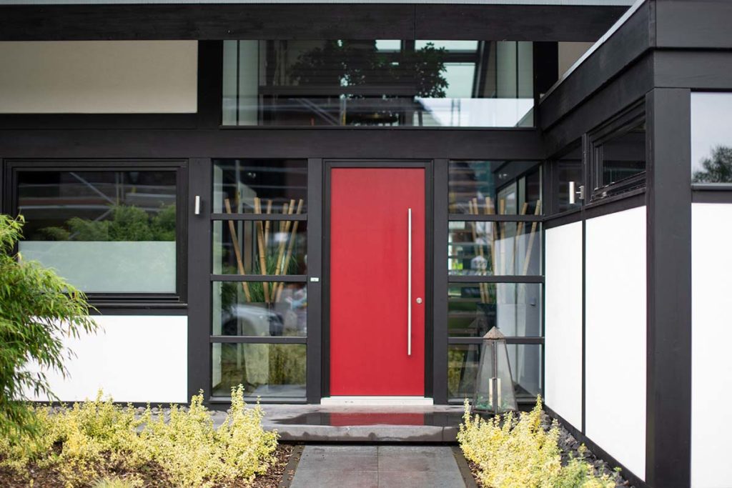 Modernes Fachwerk mit viel Glas | Detmolder Fachwerkhaus